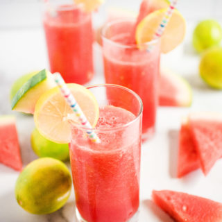 Boozy Watermelon Slush - Sweetly Splendid