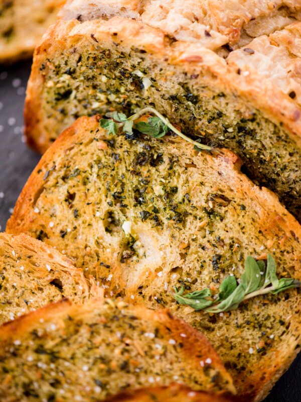 Easy Homemade Garlic Bread from Sliced Bread - Sweetly Splendid