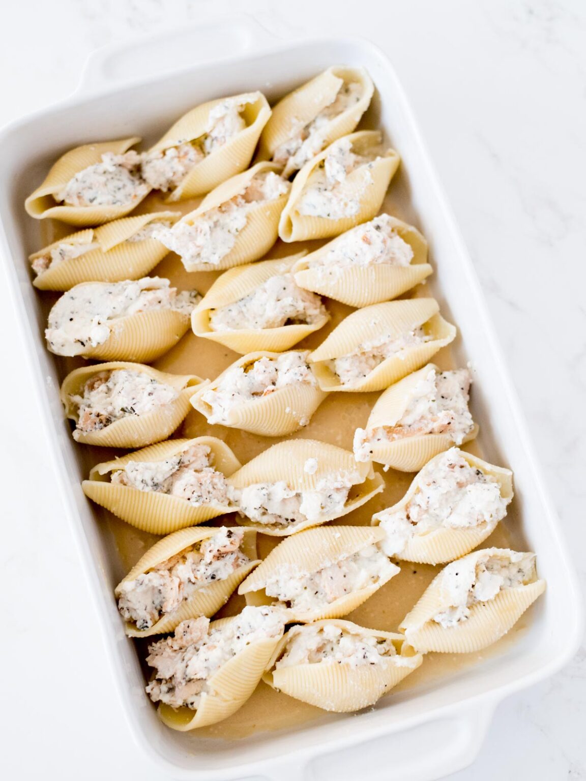 Creamy Chicken Stuffed Shells with Ricotta - Sweetly Splendid