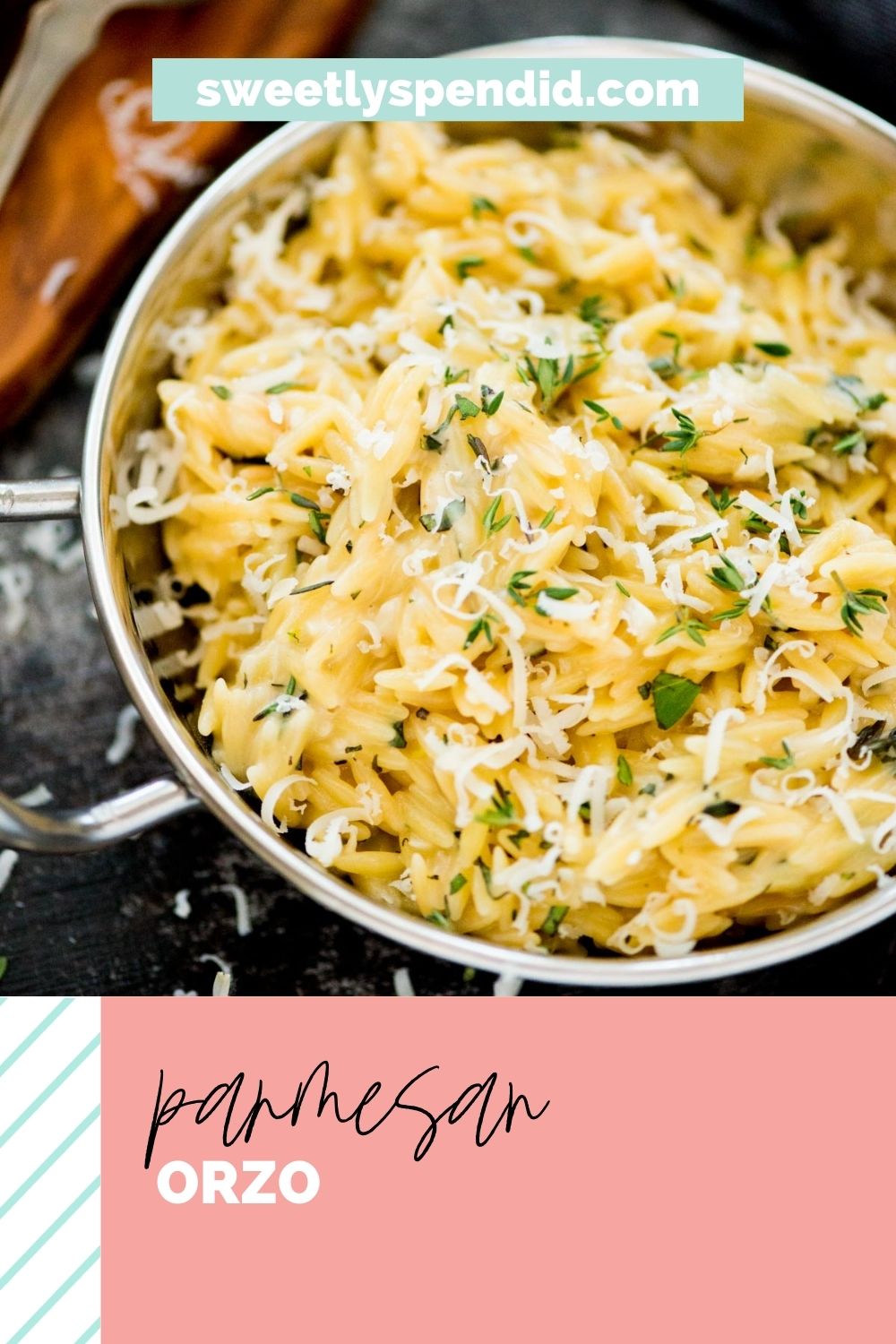 Parmesan Orzo Recipe - Sweetly Splendid