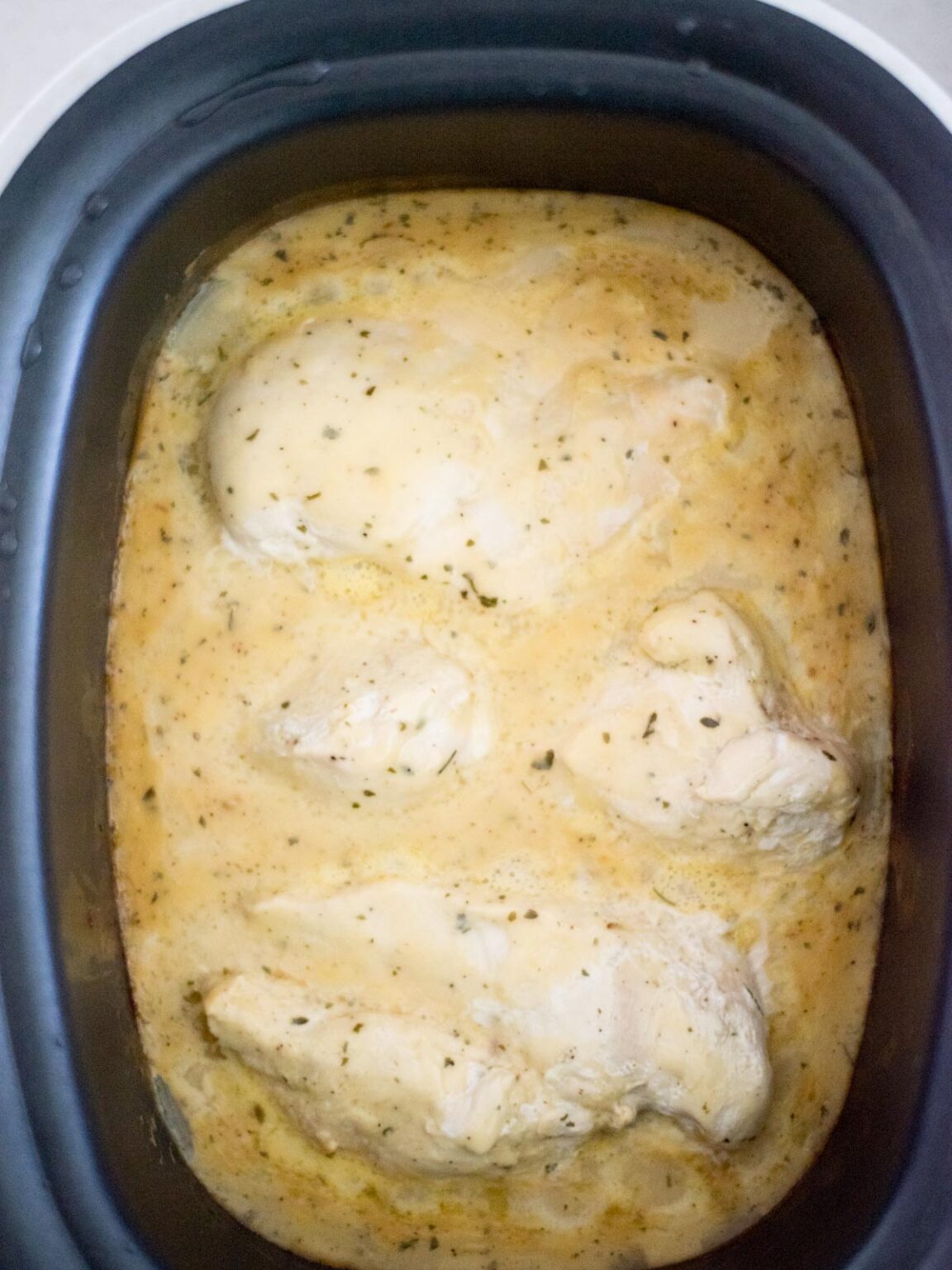 4-Ingredient Crockpot Ranch Chicken - Sweetly Splendid