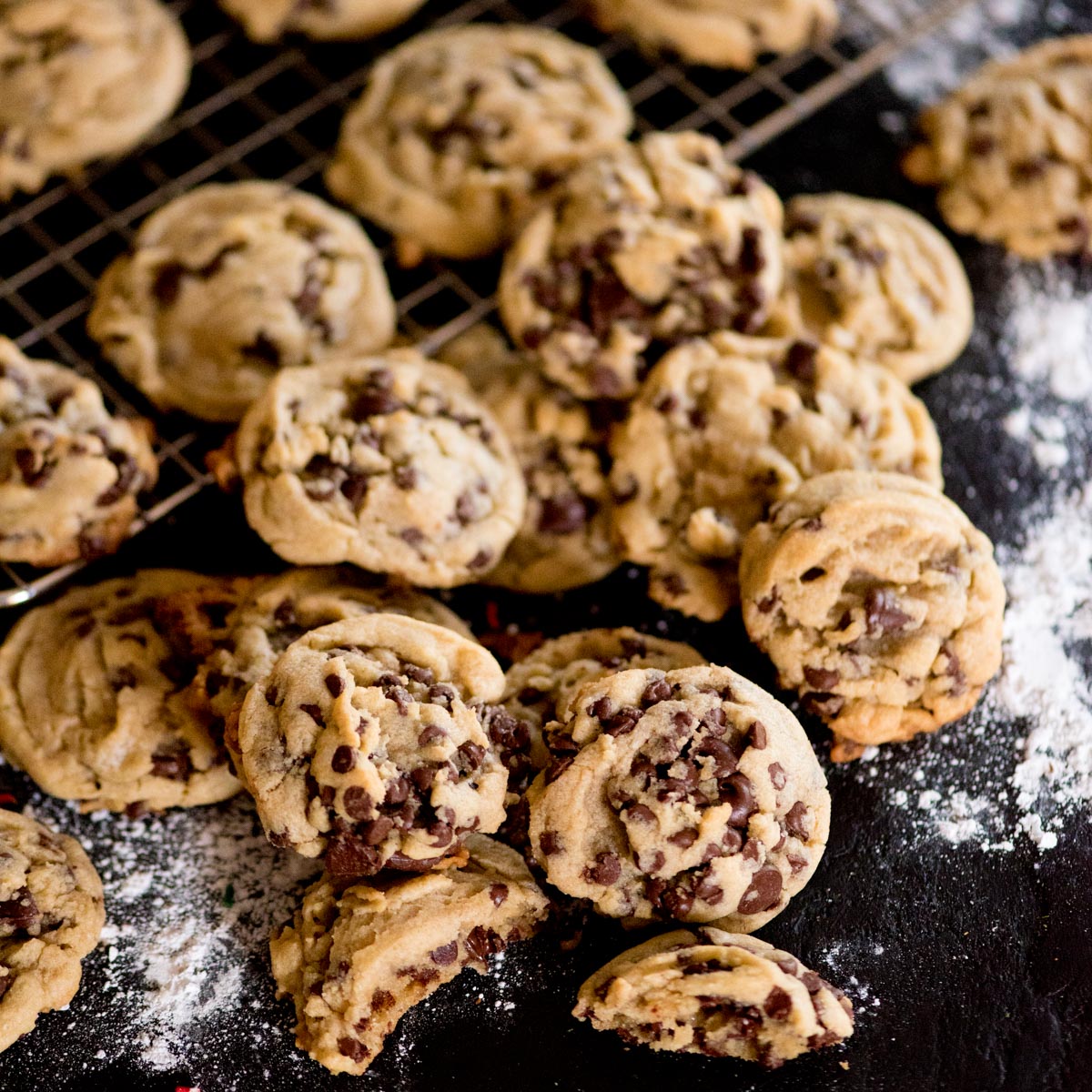 Soft & Chewy Chocolate Chip Cookies - Sweetly Splendid