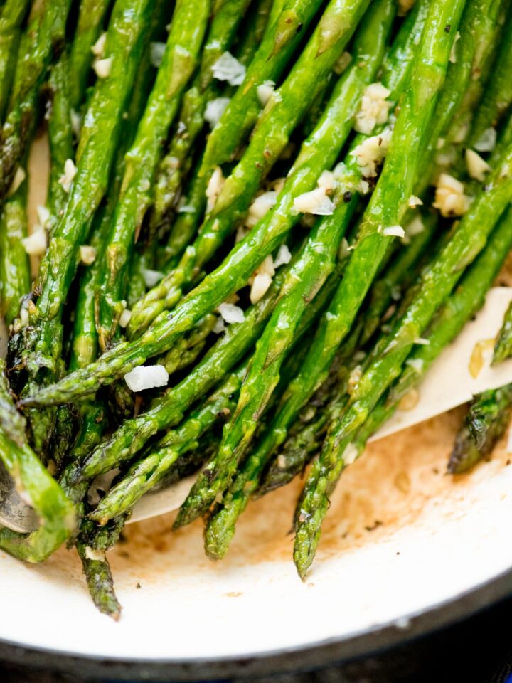 Sauteed Butter Garlic Asparagus - Sweetly Splendid