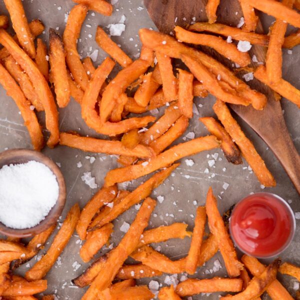 Frozen Sweet Potato Fries Air Fryer - Sweetly Splendid
