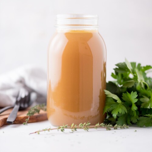 Best Homemade Chicken Broth - Sweetly Splendid