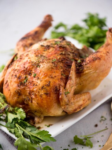 Oven Roasted Whole Chicken - Sweetly Splendid