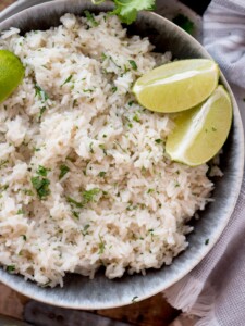 Recipe for Cilantro Lime Rice - Sweetly Splendid