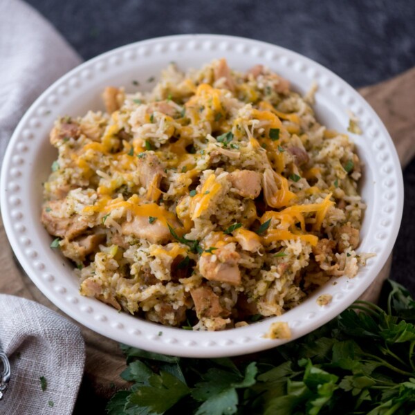 Chicken Broccoli Rice Instant Pot - Sweetly Splendid