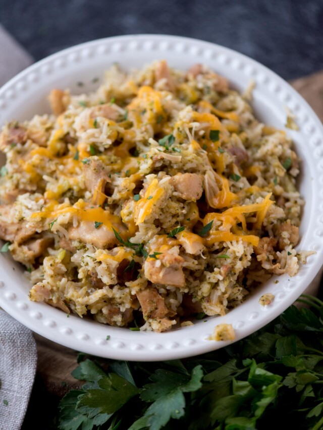 Chicken Broccoli Rice Instant Pot - Sweetly Splendid