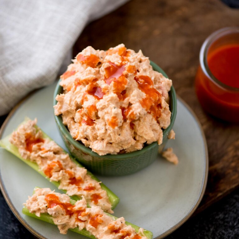 Spicy Buffalo Tuna Salad – High-Protein & Ready in 5 Min - Sweetly Splendid
