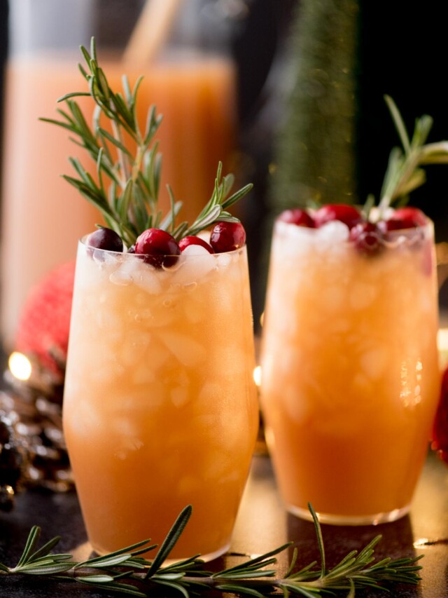 Easy Festive Christmas Punch Recipe (Non Alcoholic) - Sweetly Splendid