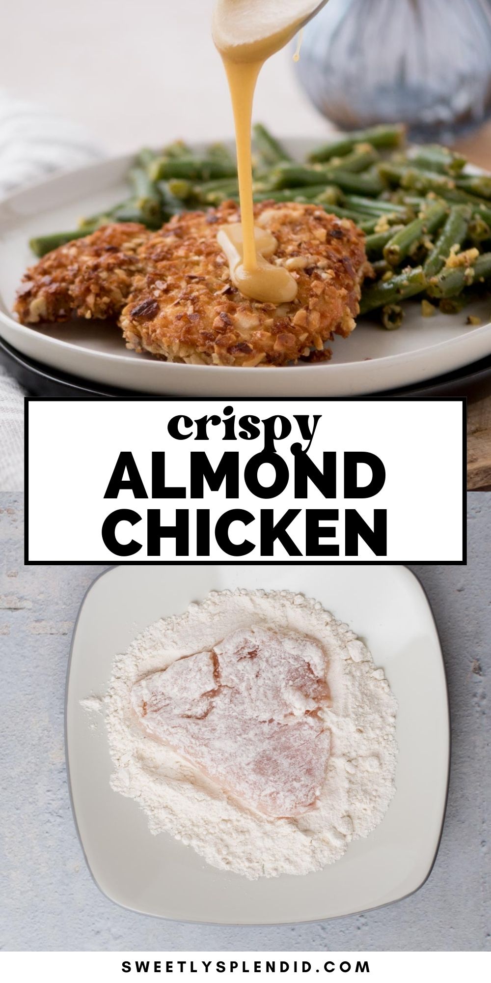 Almond Chicken with Honey Mustard (Crispy, Easy & Golden!) - Sweetly ...
