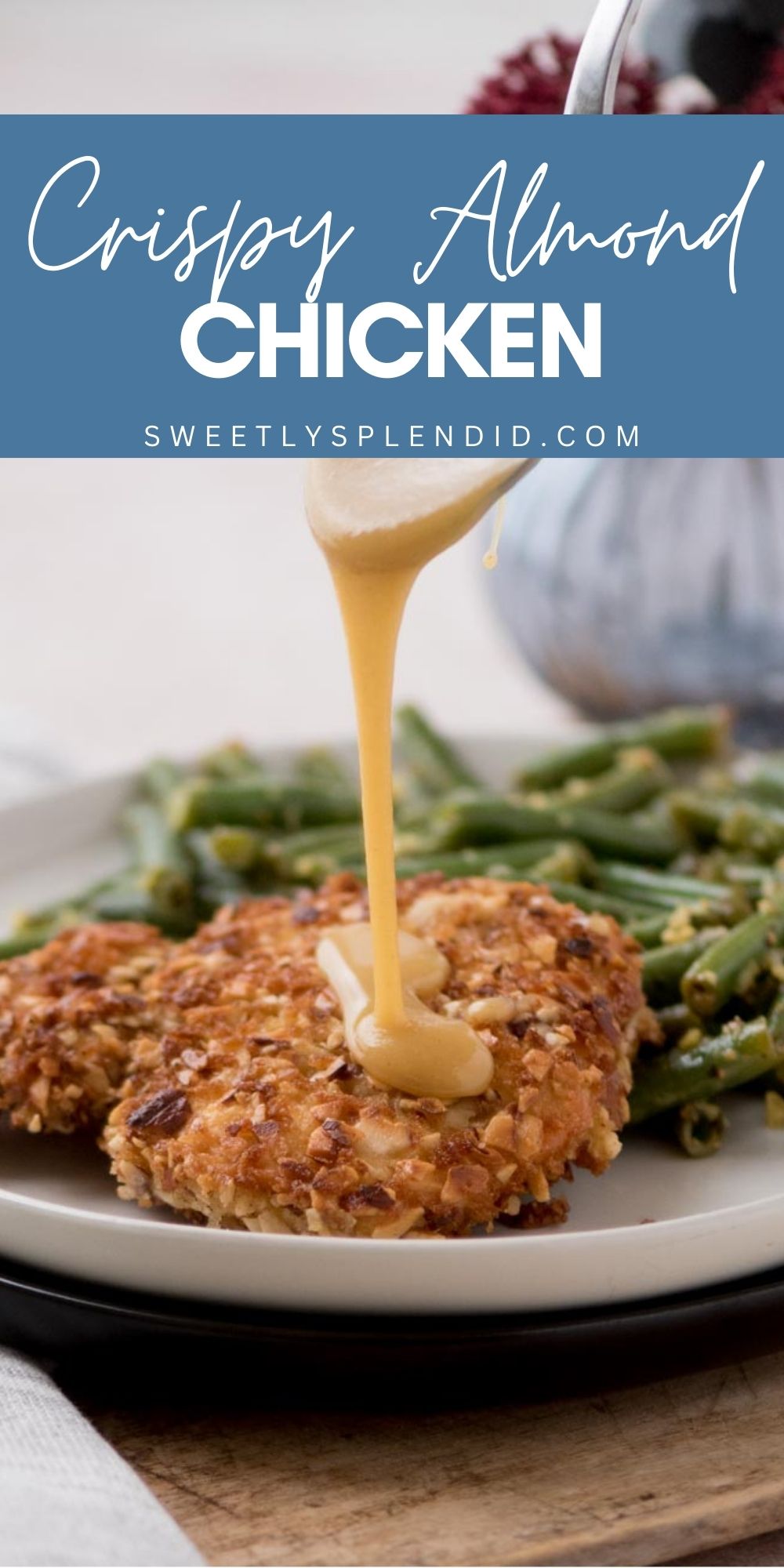 Almond Chicken with Honey Mustard (Crispy, Easy & Golden!) - Sweetly ...