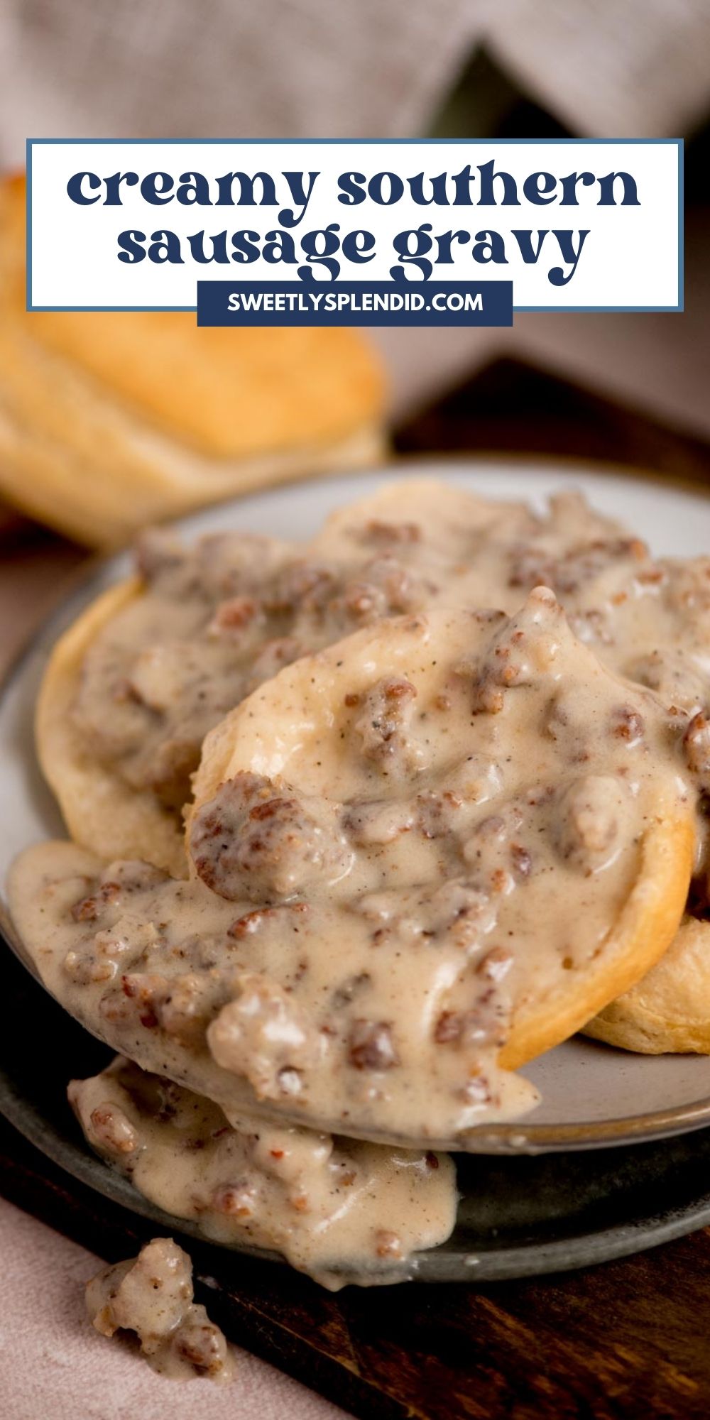 Southern Sausage Gravy Recipe - Sweetly Splendid