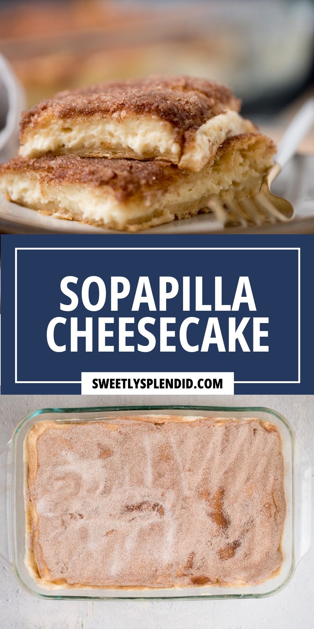 Mexican Sopapilla Cheesecake - Sweetly Splendid