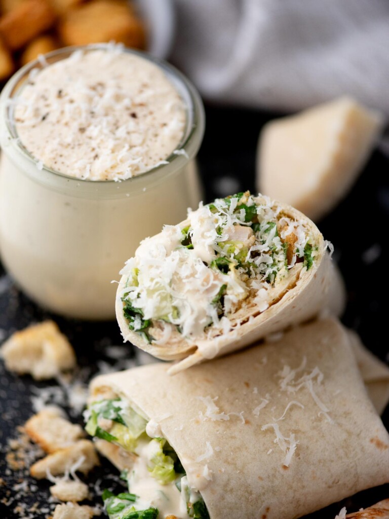 Caesar Chicken Wrap - Sweetly Splendid