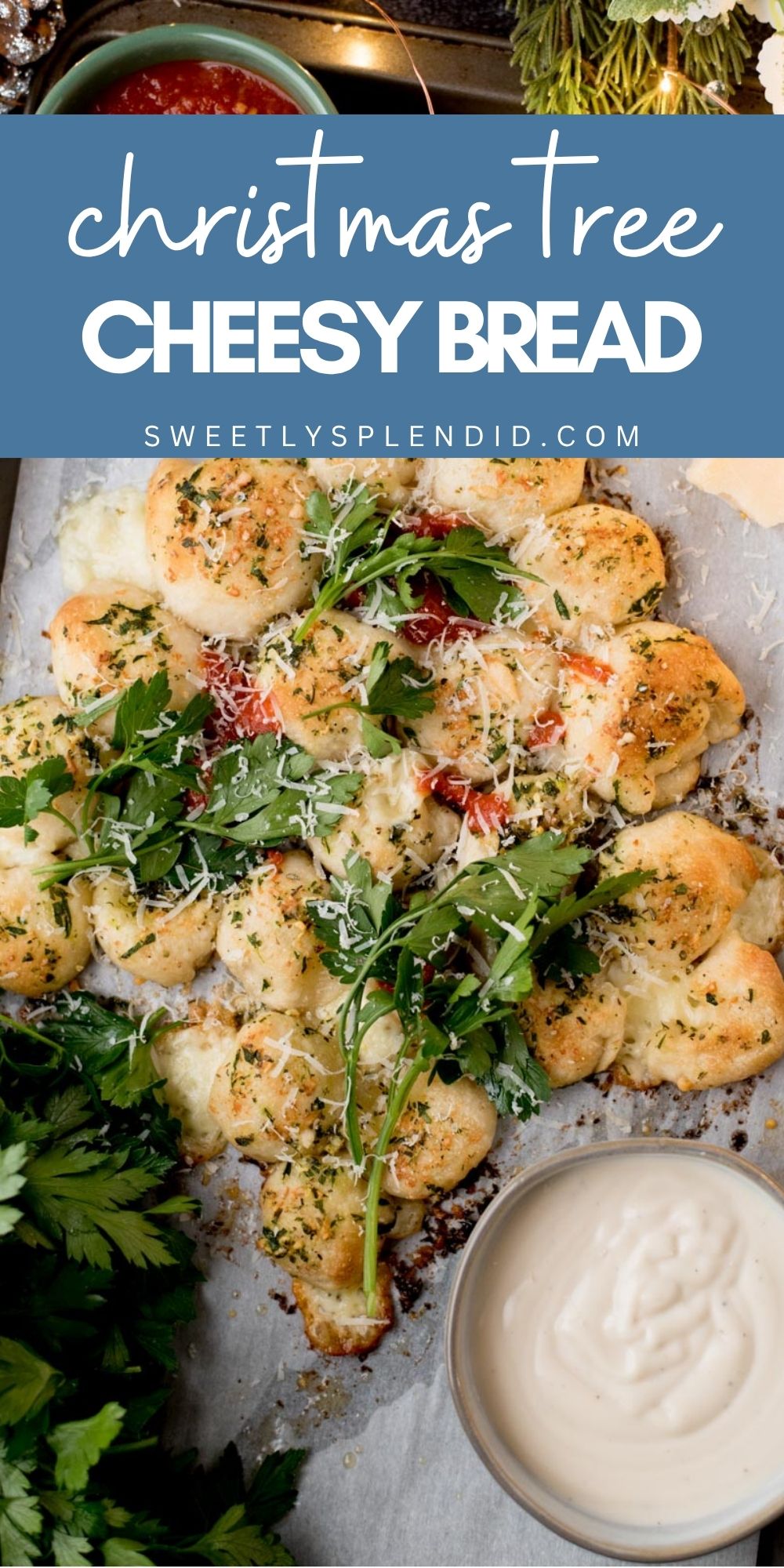 Christmas Tree Pull Apart Bread (Easy Holiday Appetizer Recipe ...