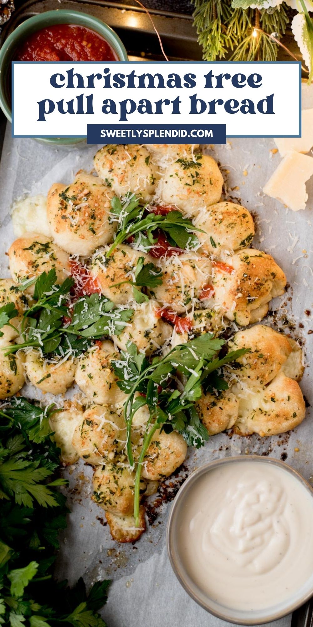 Christmas Tree Pull Apart Bread (Easy Holiday Appetizer Recipe ...