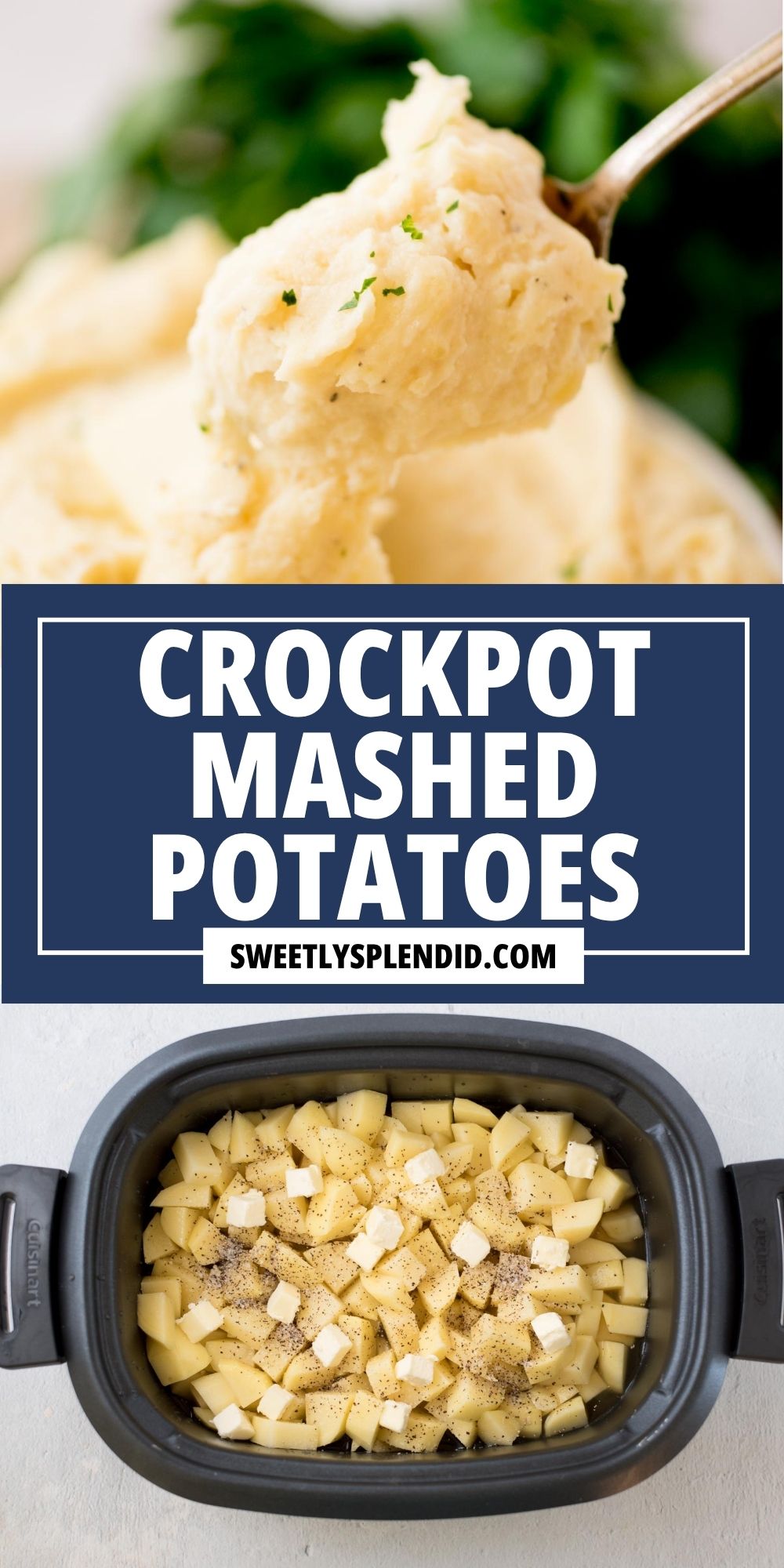Crock Pot Mashed Potatoes Recipe - Sweetly Splendid