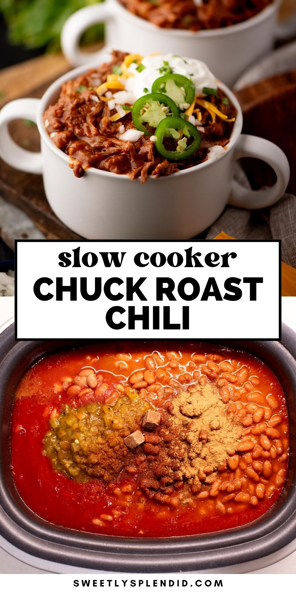 Chuck Roast Chili - Sweetly Splendid