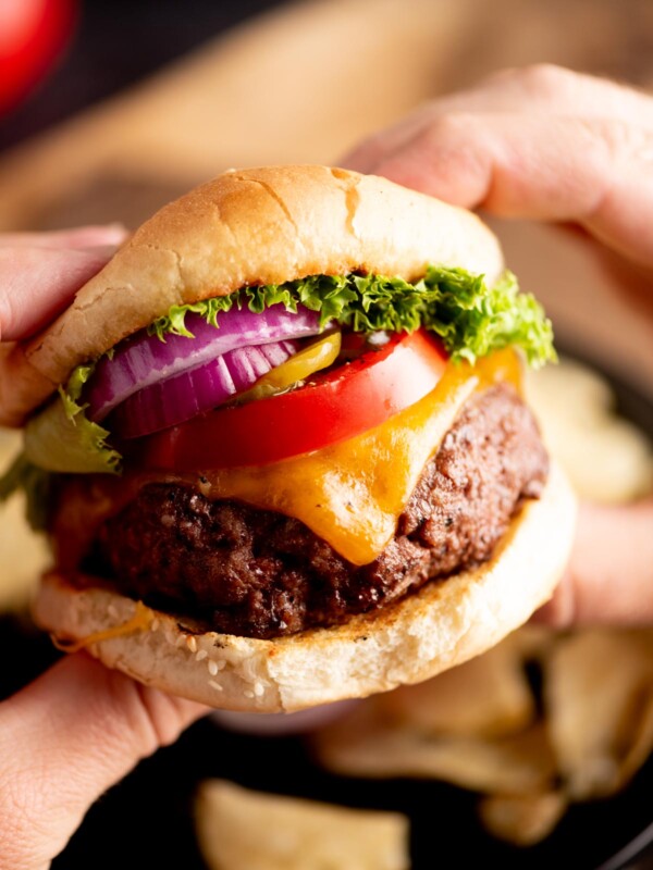 Juicy Grilled Burger Recipe (Easy & Tender) - Sweetly Splendid